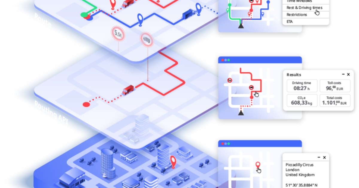 Location Service APIs to solve vehicle routing problems | PTV Developer | MyPTV